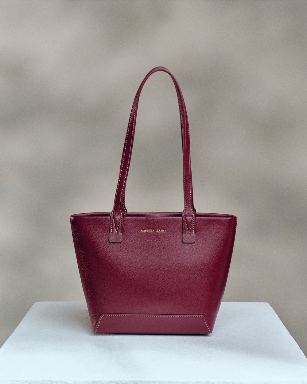 MULA MINI TOTE BAG BURGUNDY